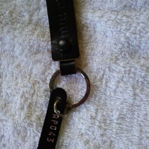 Miu Miu | Accessories | Miu Miu Logo Leather Key Ring Chain With Clasp ...
